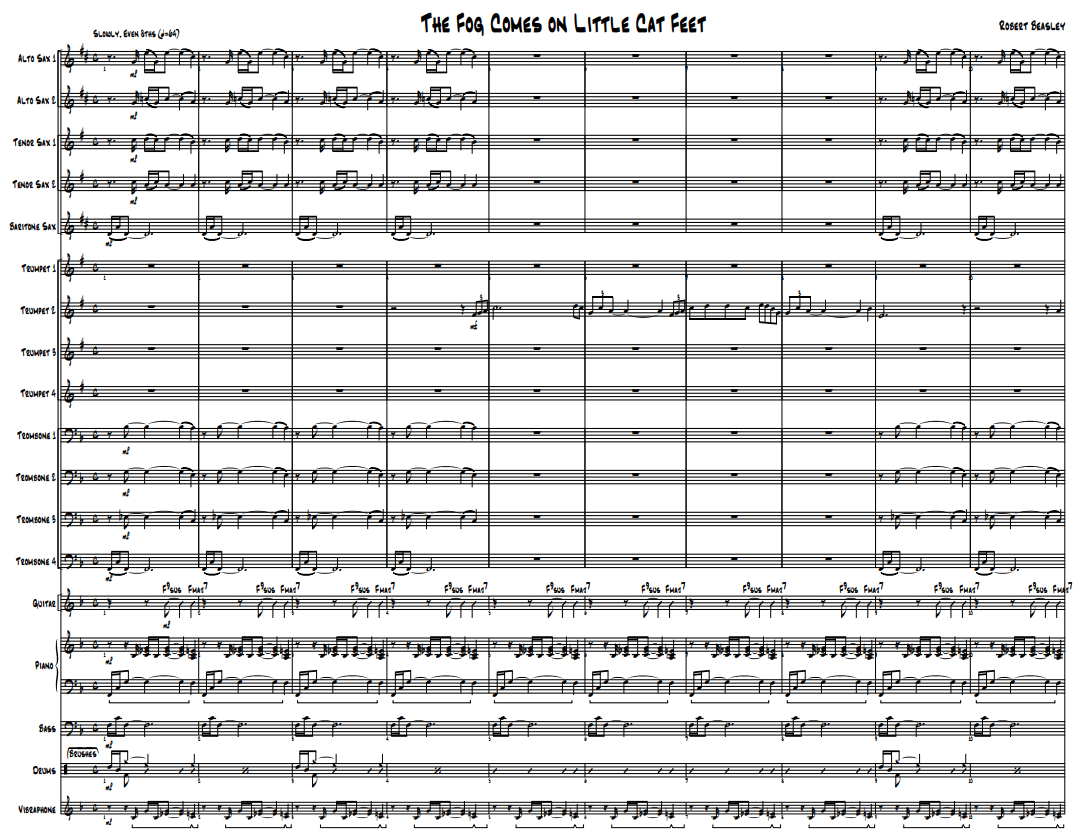 The Fog Comes on Little Cat Feet | Robert Beasley Music